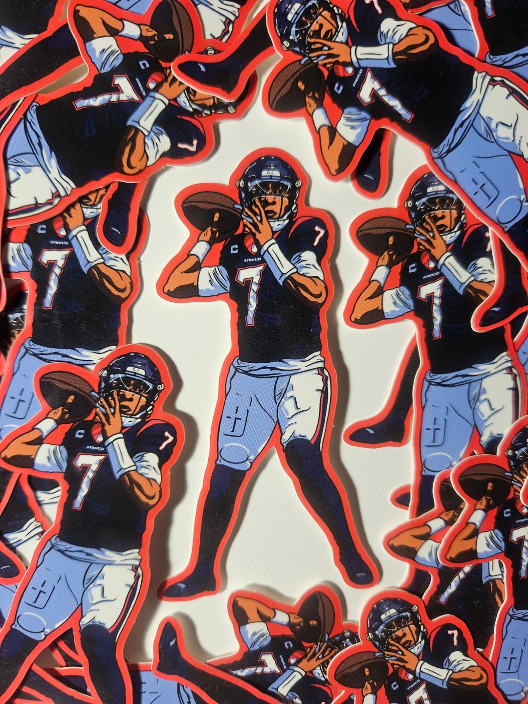 CJ Stroud Vinyl Sticker - Etsy