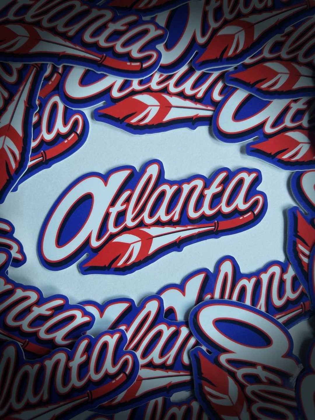 Atlanta Braves Full "retro" Script Vinyl Sticker - Etsy