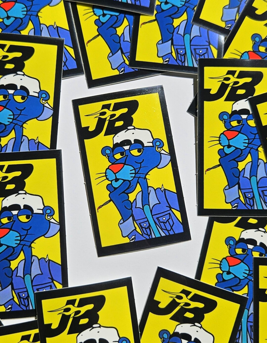 Punk Panther Vinyl Sticker - Etsy