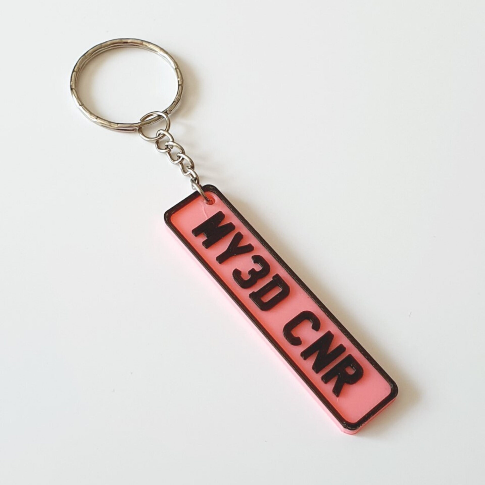 Name Number Plate Keyring at Caitlyn Tooth blog