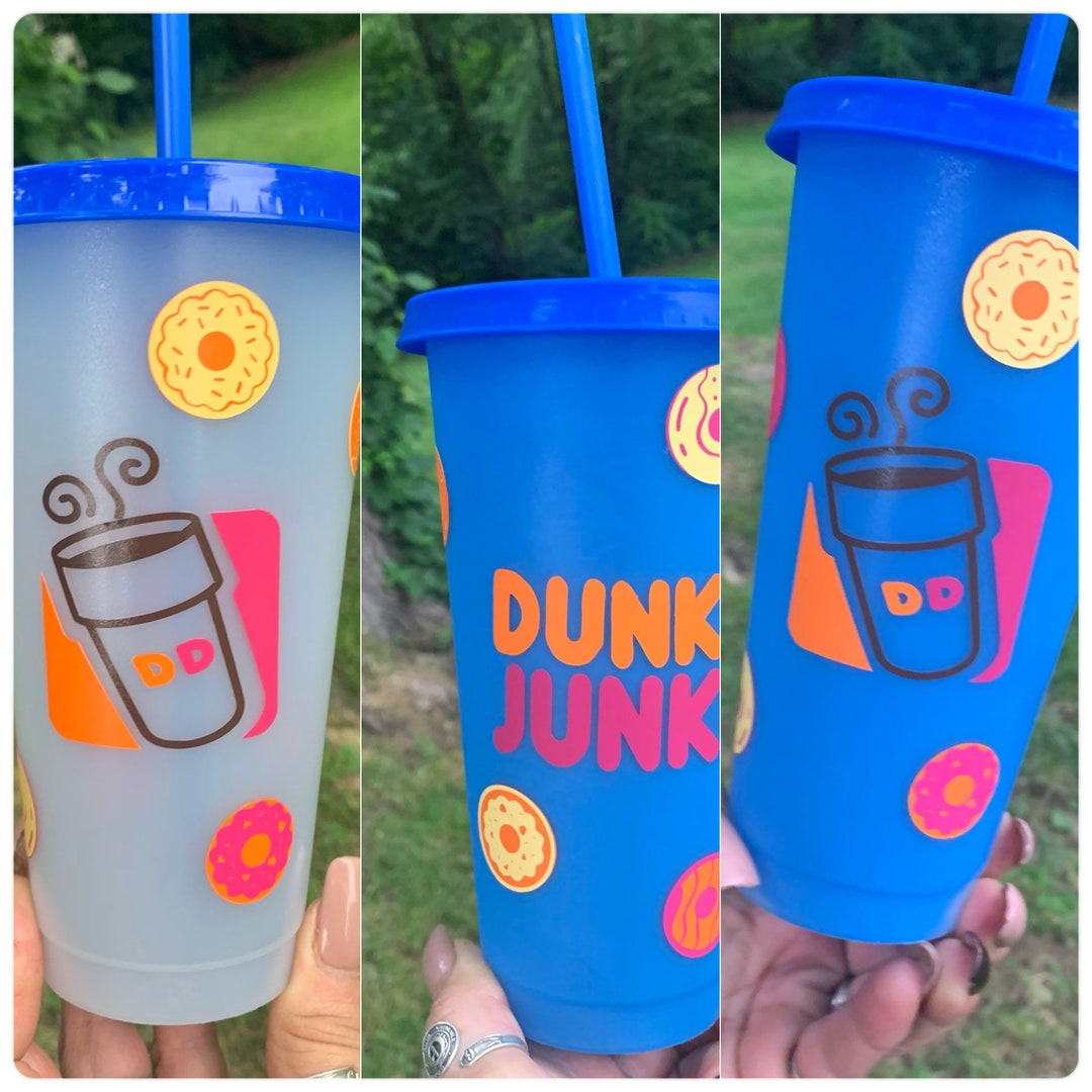 Dunkie Junkie // Color Changing Cold Cup - Etsy