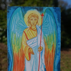 Archangel Raphael Prayer Card Catholic Christian Gift Religious ...