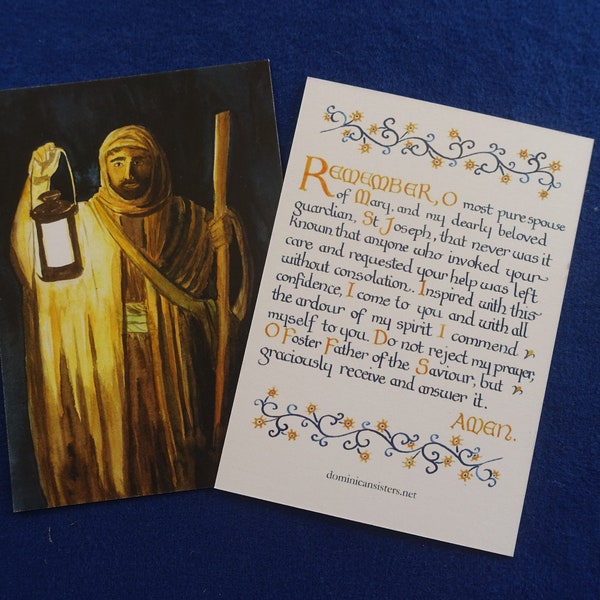 Memorare Prayer Card - Etsy