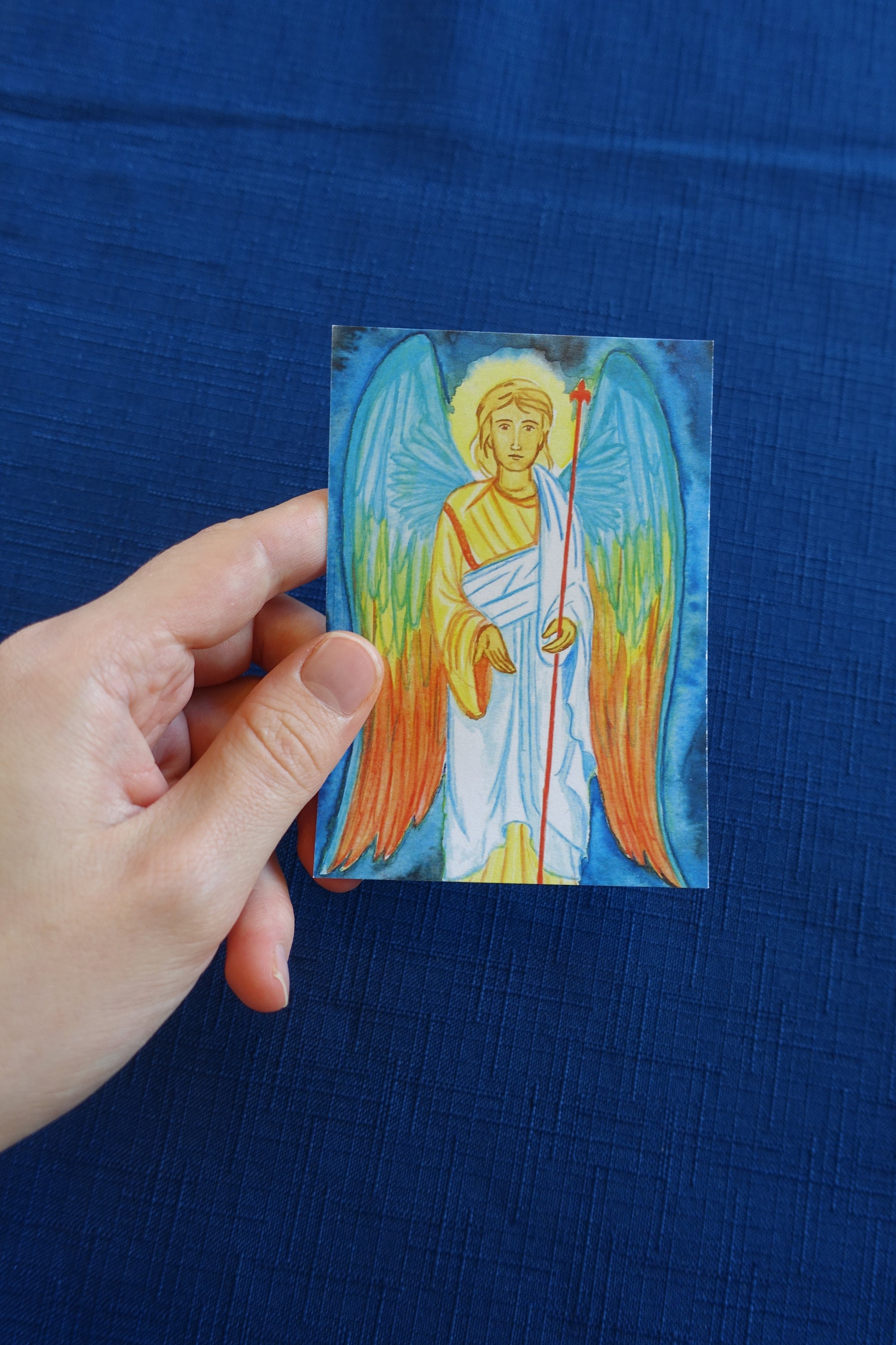 Archangel Raphael Prayer Card Catholic Christian Gift - Etsy