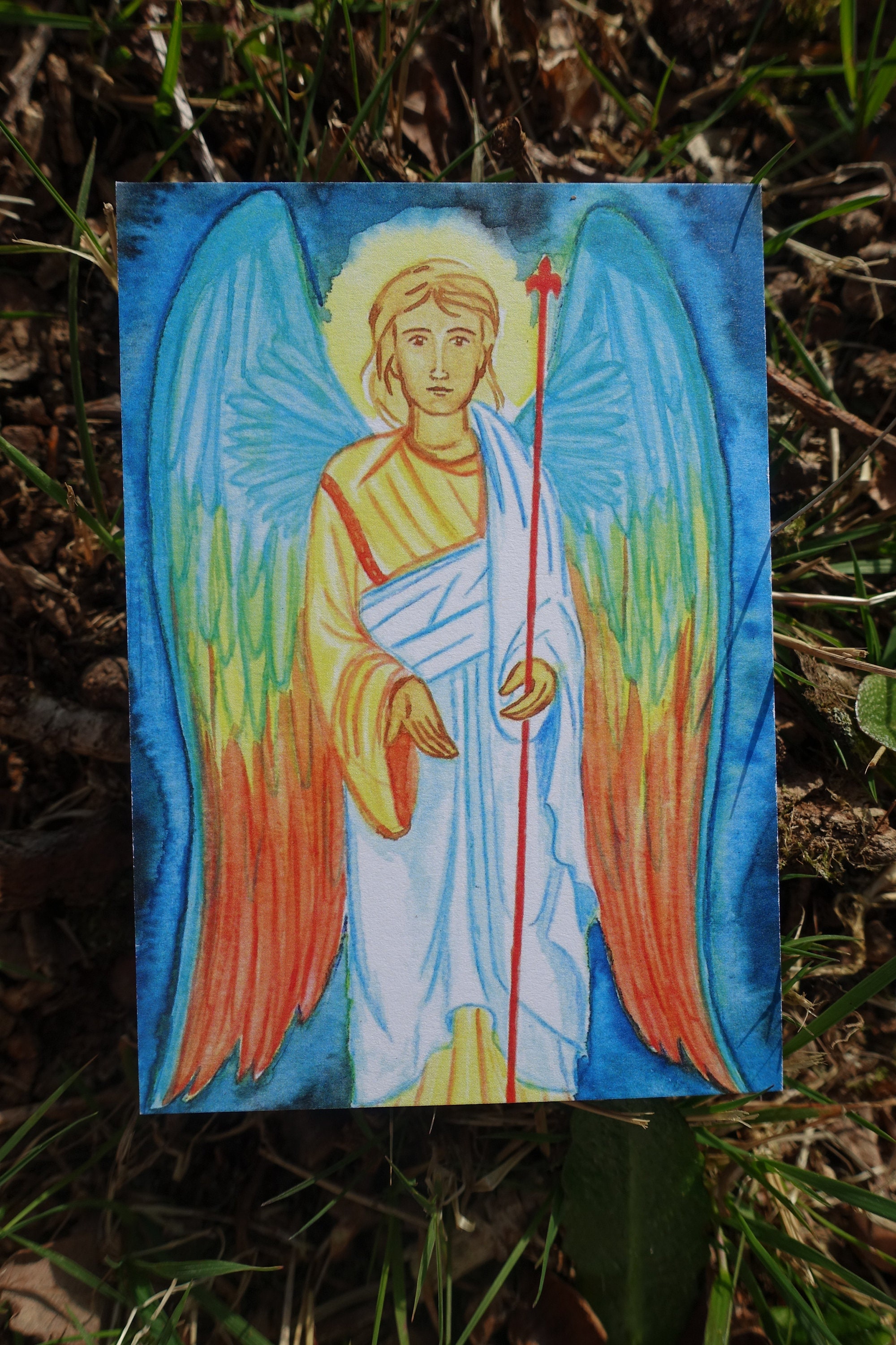 Archangel Raphael Prayer Card Catholic Christian Gift - Etsy