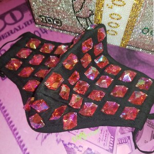 Ruby Rose Couture Face Mask Custom Face Mask - Etsy