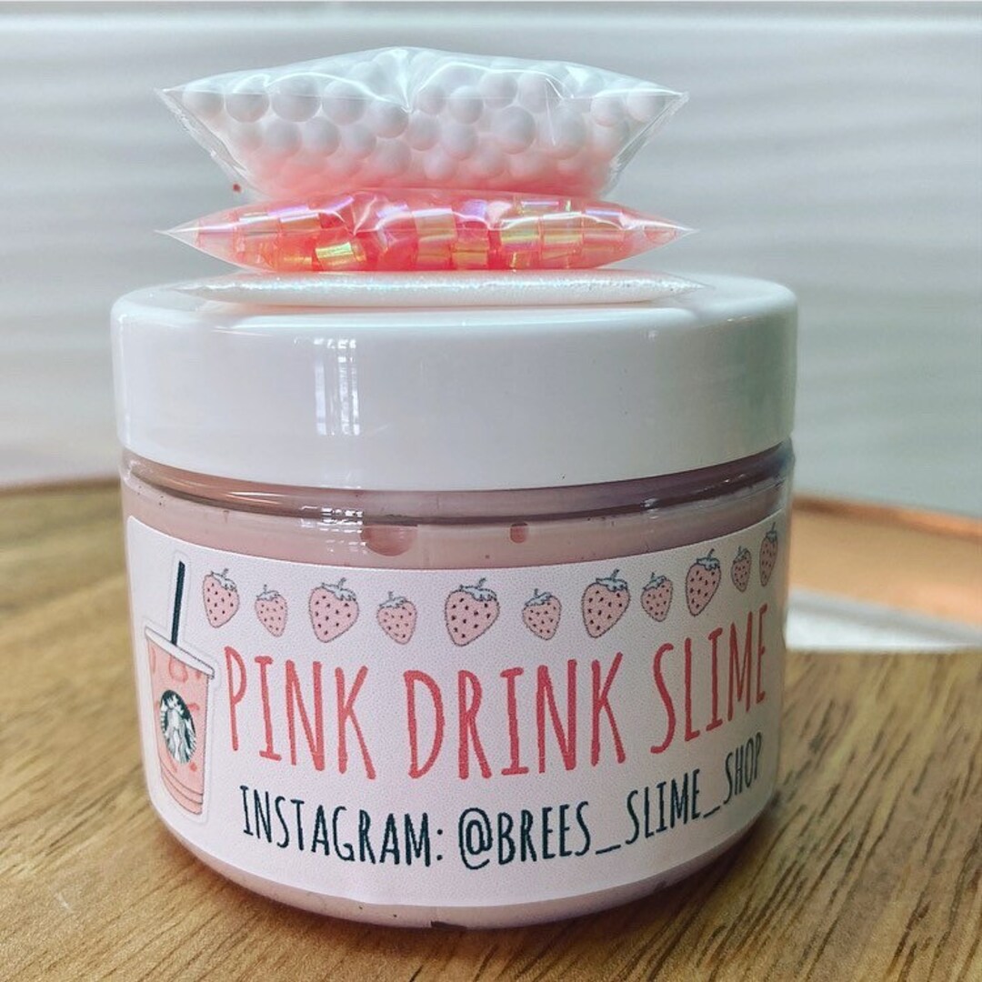 Pink Drink Slime - Etsy