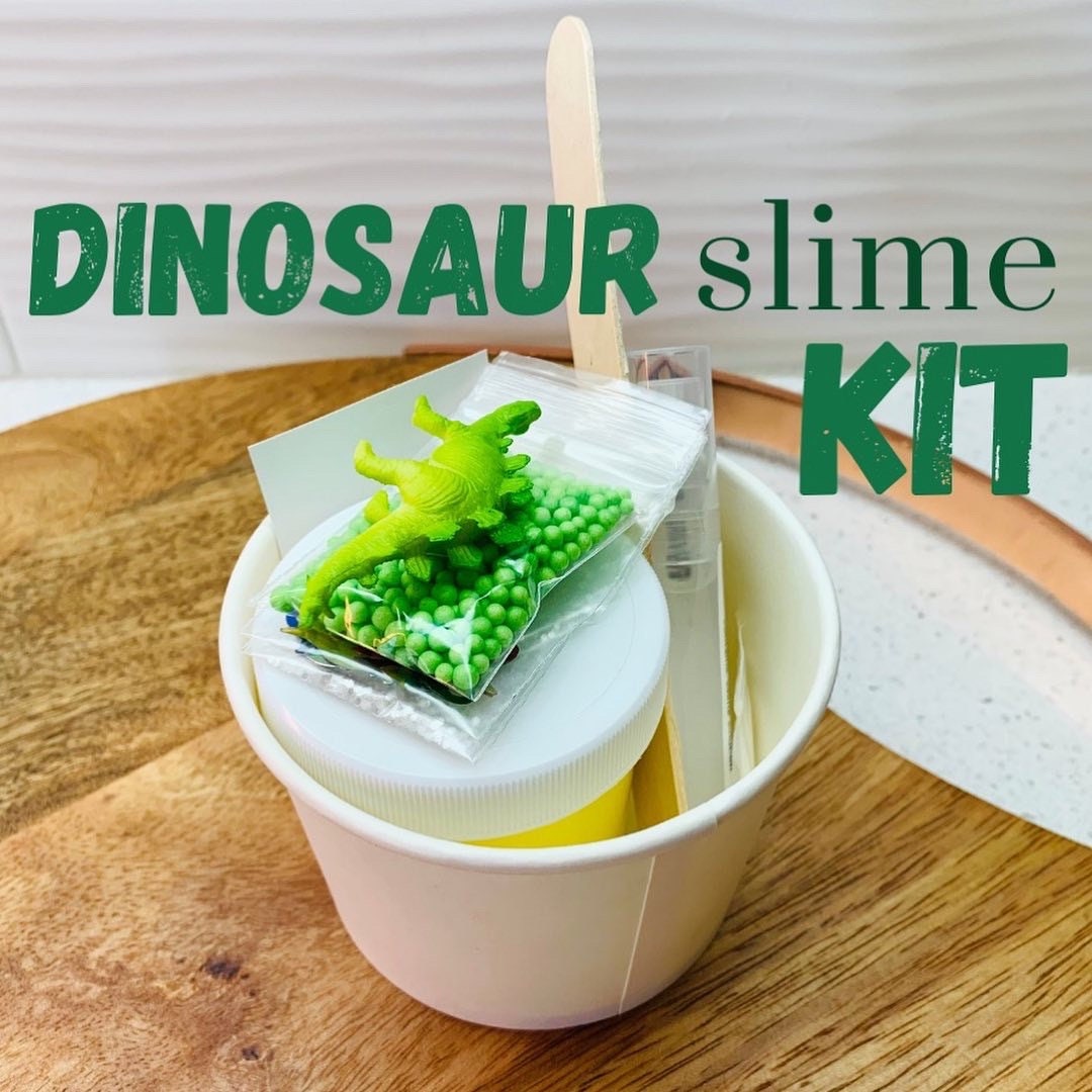 Make a Slime (dinosaur Themed Kit) - Etsy