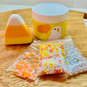 Candy Corn Slime - Etsy