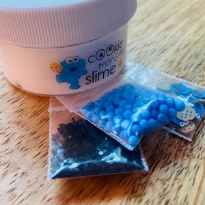 Cookie Monster Slime mini - Etsy
