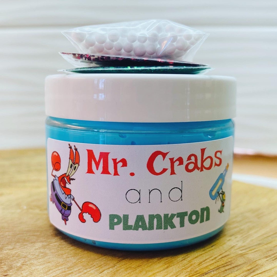 Mr. Crabs & Plankton Slime - Etsy