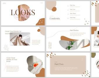 Minimal Modern Clean Style Powerpoint Template - Etsy