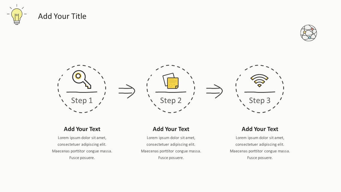 Minimal Hand Drawn Powerpoint Presentation Template - Etsy