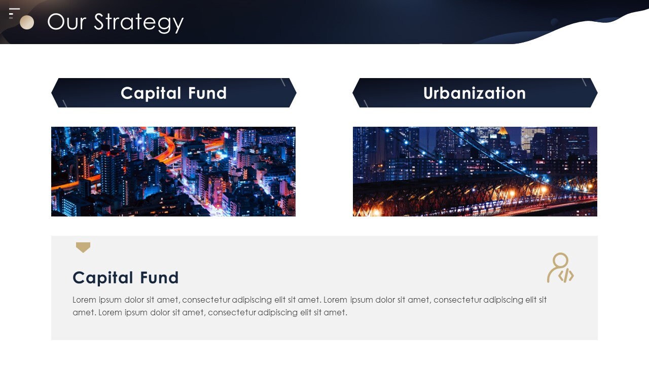 Black Golden Modern Business Report Powerpoint Template - Etsy