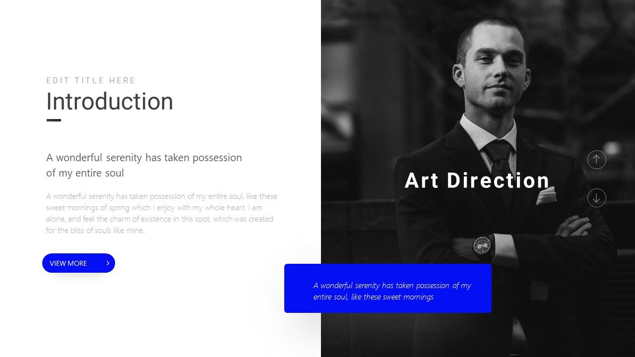 Modern Gradual Business Powerpoint Template - Etsy