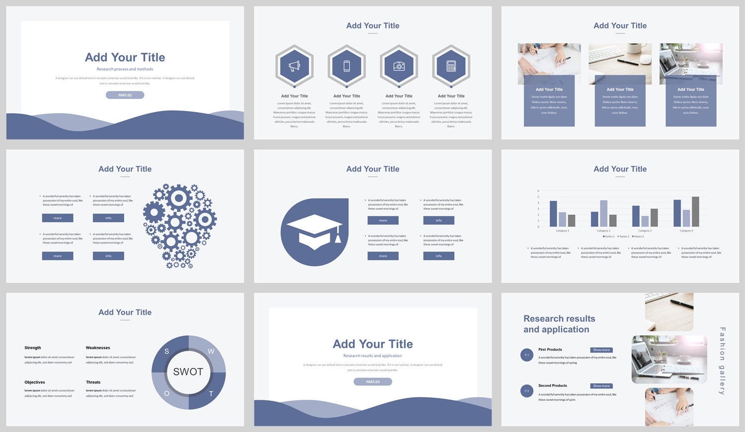 Minimal Clean Graduation Defense Powerpoint Template - Etsy