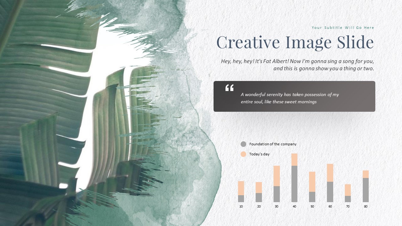 Water-color Modern Clean Report Powerpoint Template - Etsy