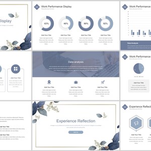 Minimal Clean Work Plan Powerpoint Template - Etsy