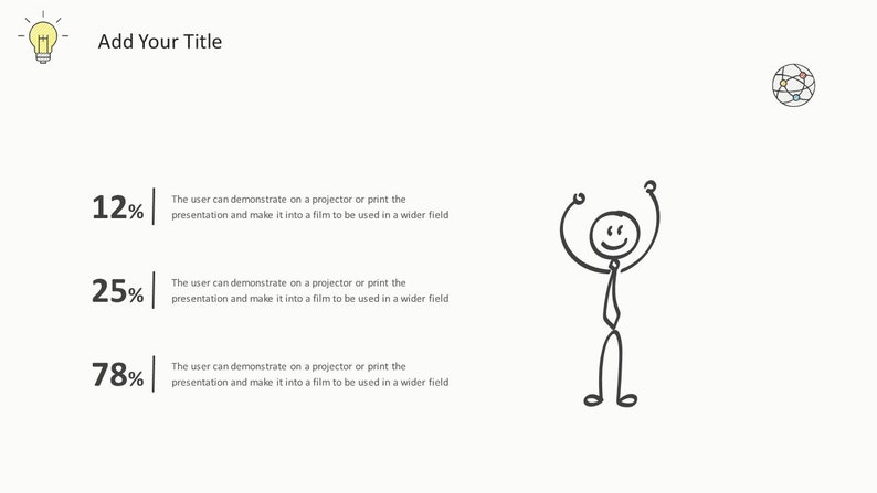 Minimal Hand Drawn Powerpoint Presentation Template - Etsy