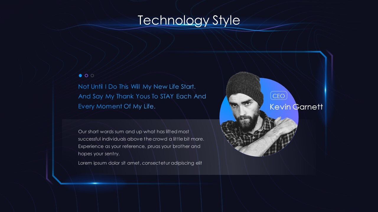 Modern Clean Science and Technology Business Powerpoint Template - Etsy