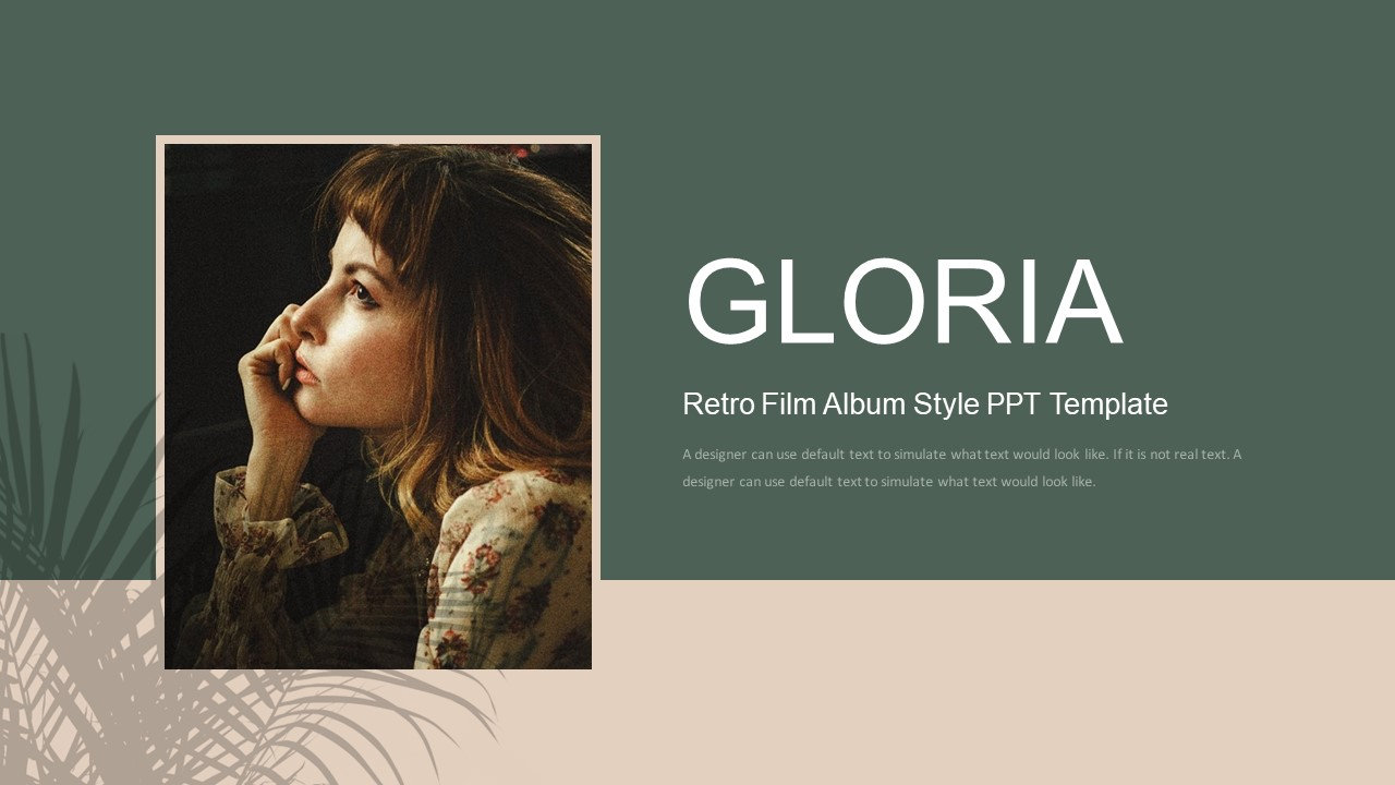 Retro Film Album Style Powerpoint Template - Etsy