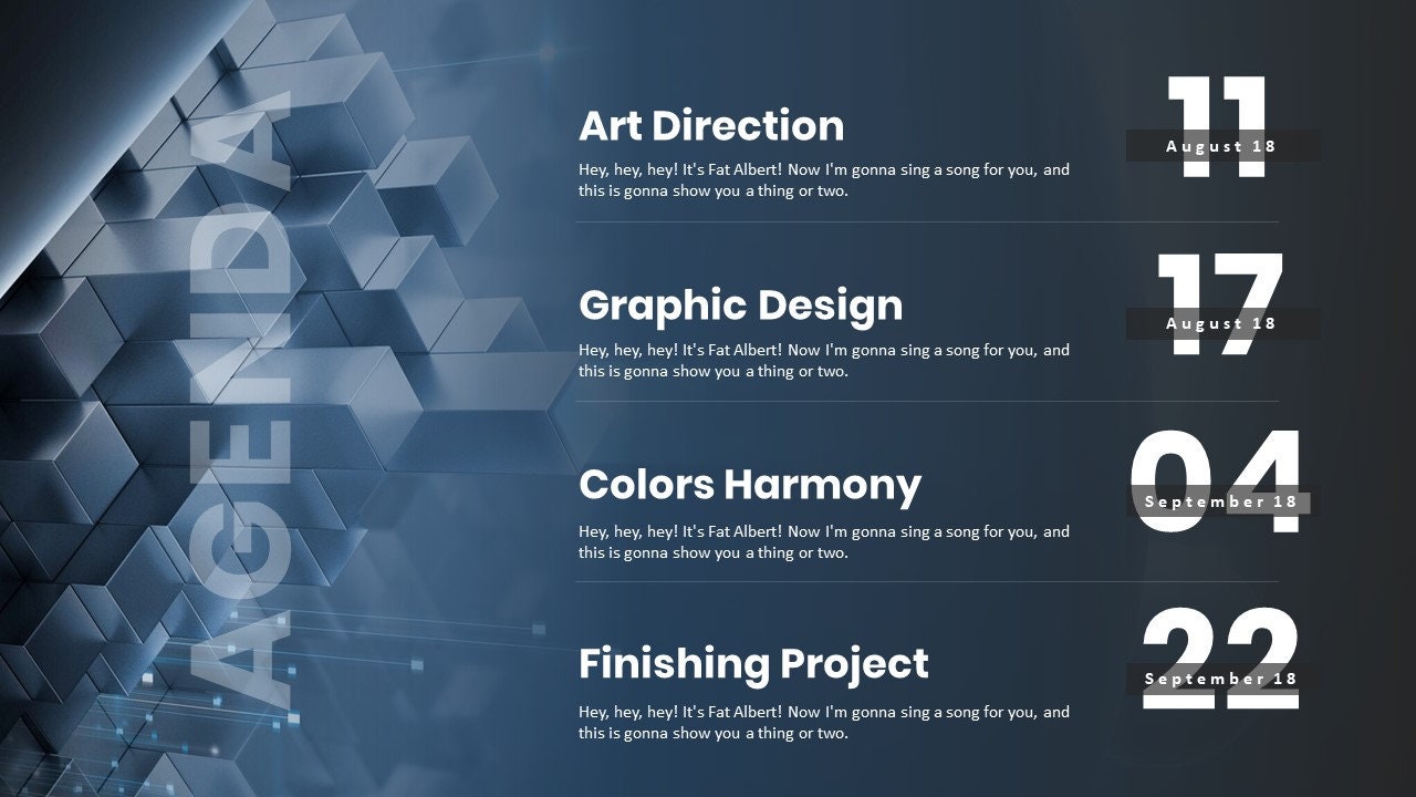 Science and Technology Creative 3D Spatial Vision Business Powerpoint ...