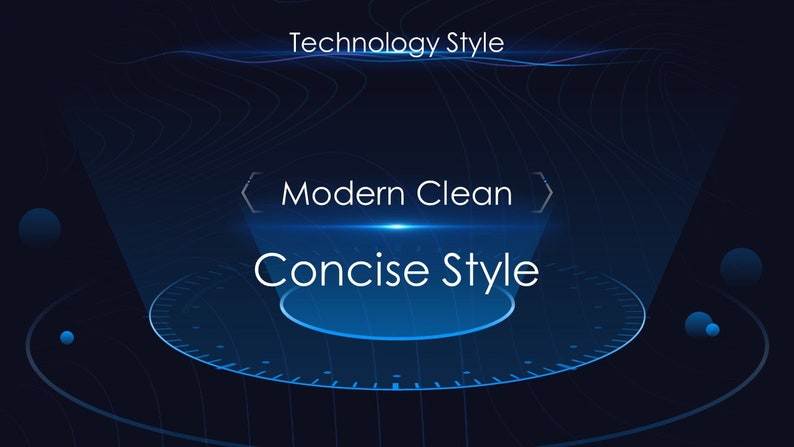Modern Clean Science and Technology Business Powerpoint Template - Etsy