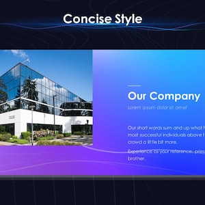Modern Clean Science and Technology Business Powerpoint Template - Etsy