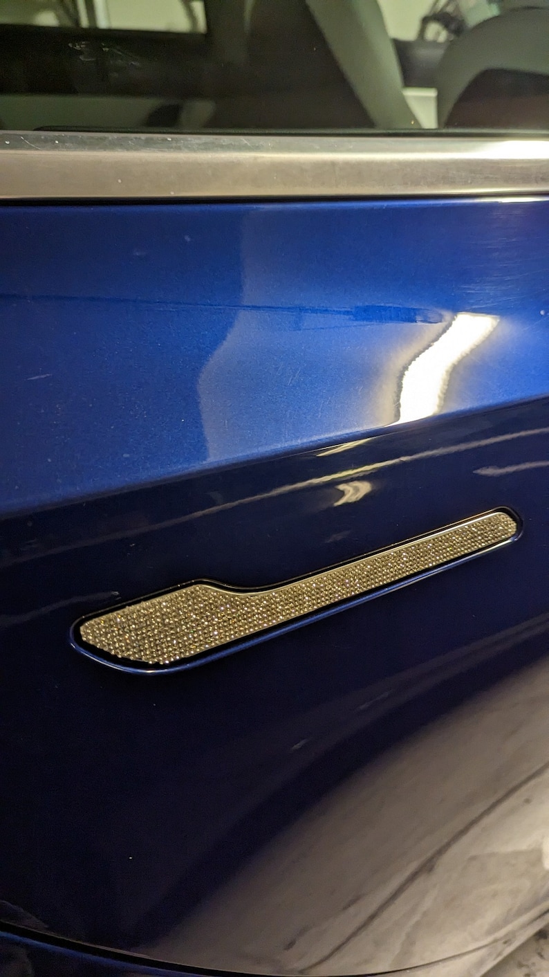 Tesla Model 3 or Y Bling Door Handle Skins - Etsy