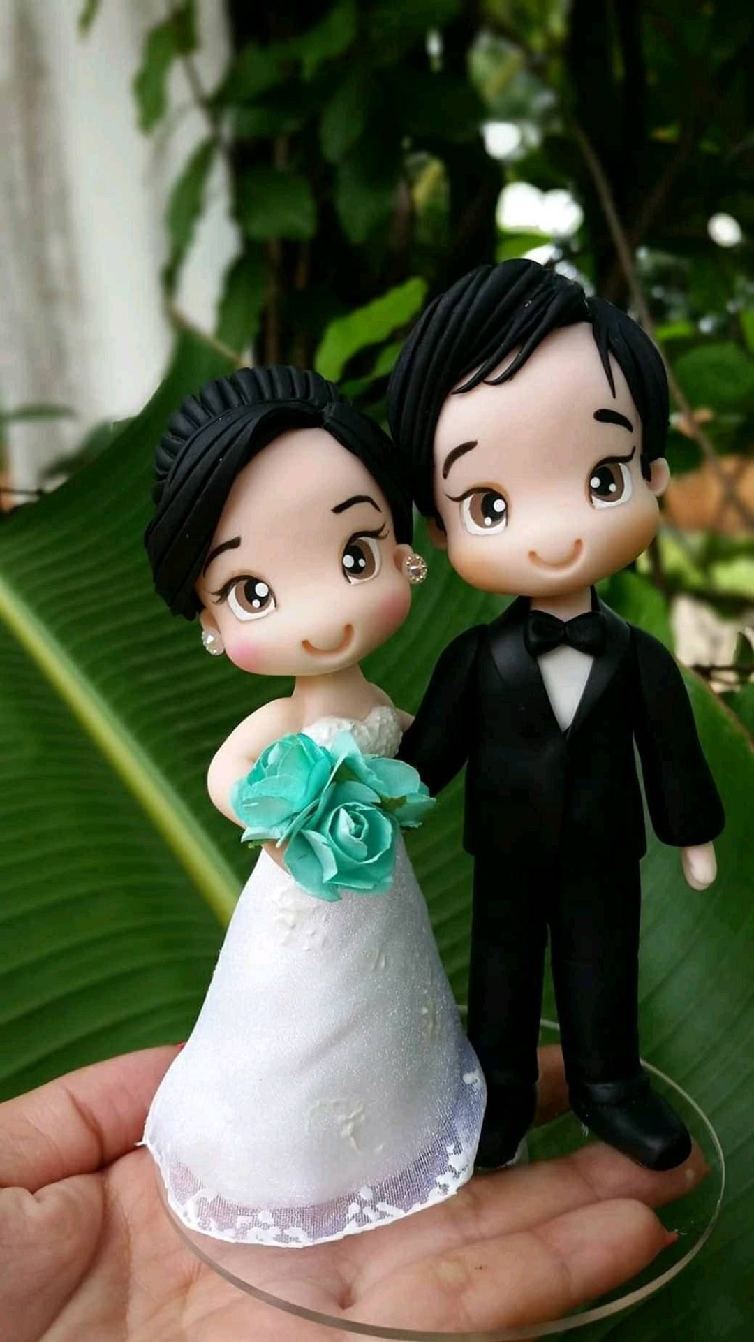 Wedding Cake Topper, Bride and Groom Cake Topper, Custom Wedding Cake ...