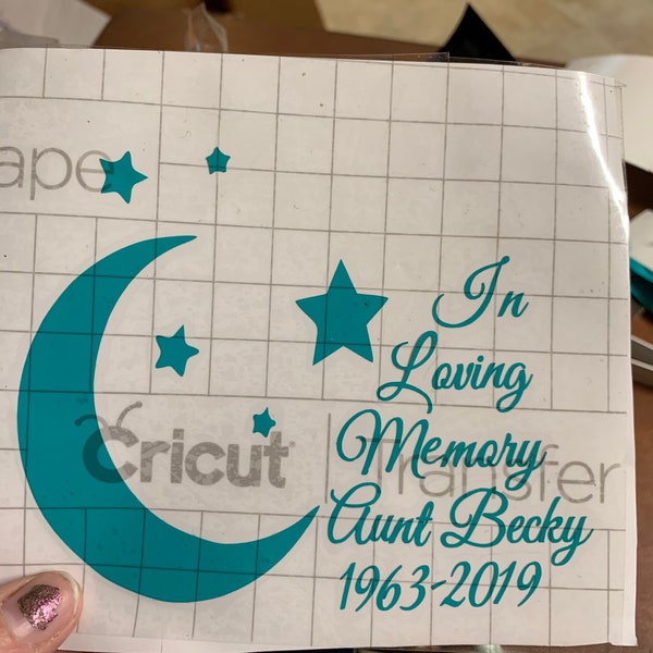 Memory Car Decal - Etsy