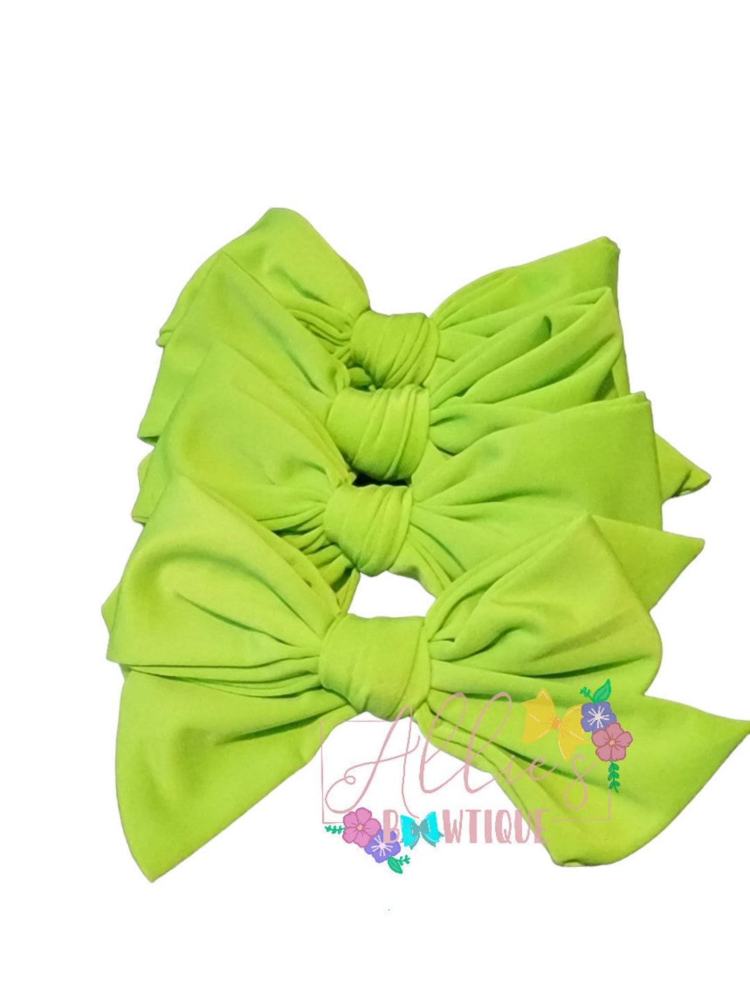 Hand Tied Swim Bows - Etsy