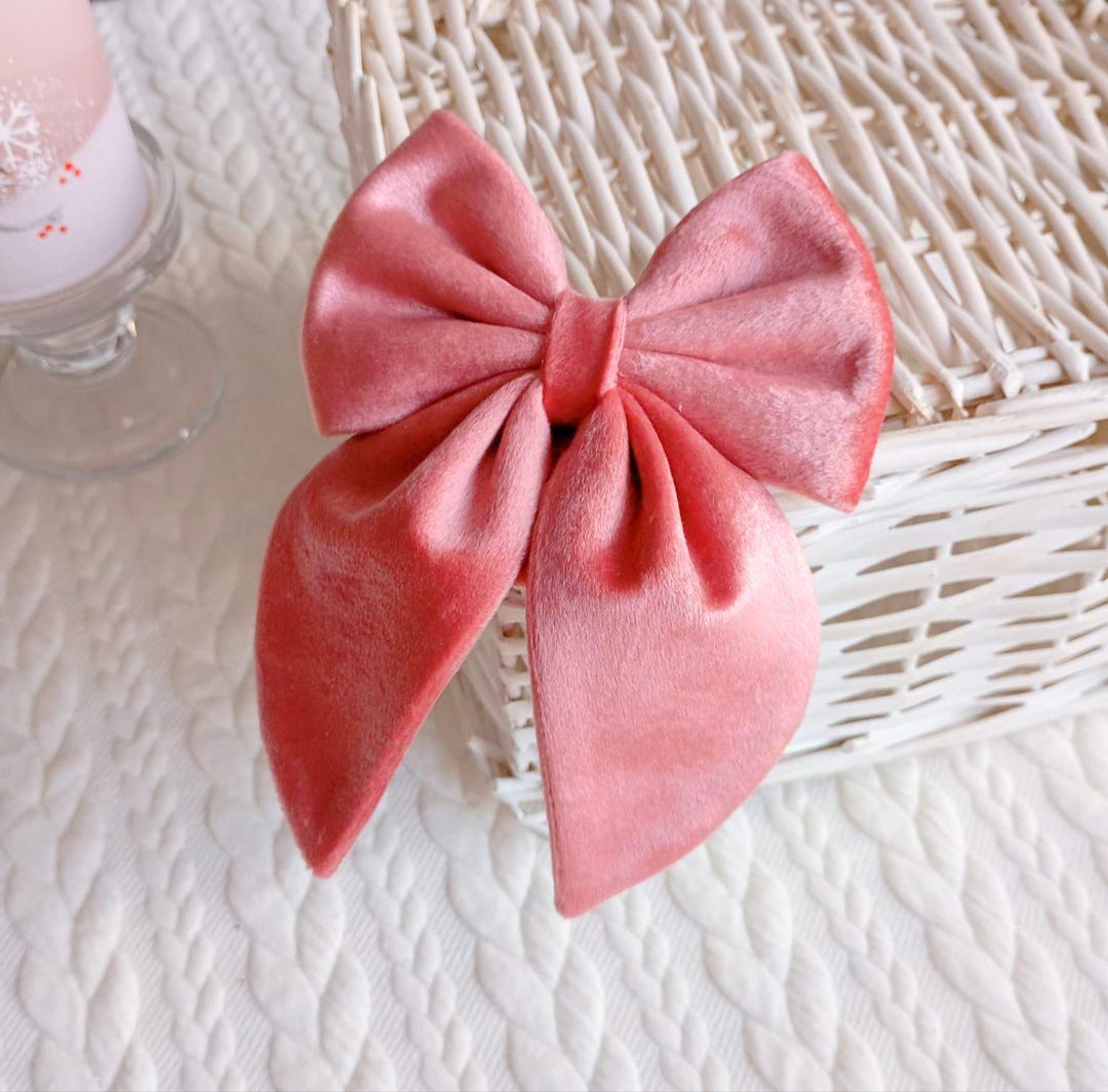 Elegant Velvet Hair Bow,15 Colours, Hair Clip, Hair Bow, Gift Bow ...