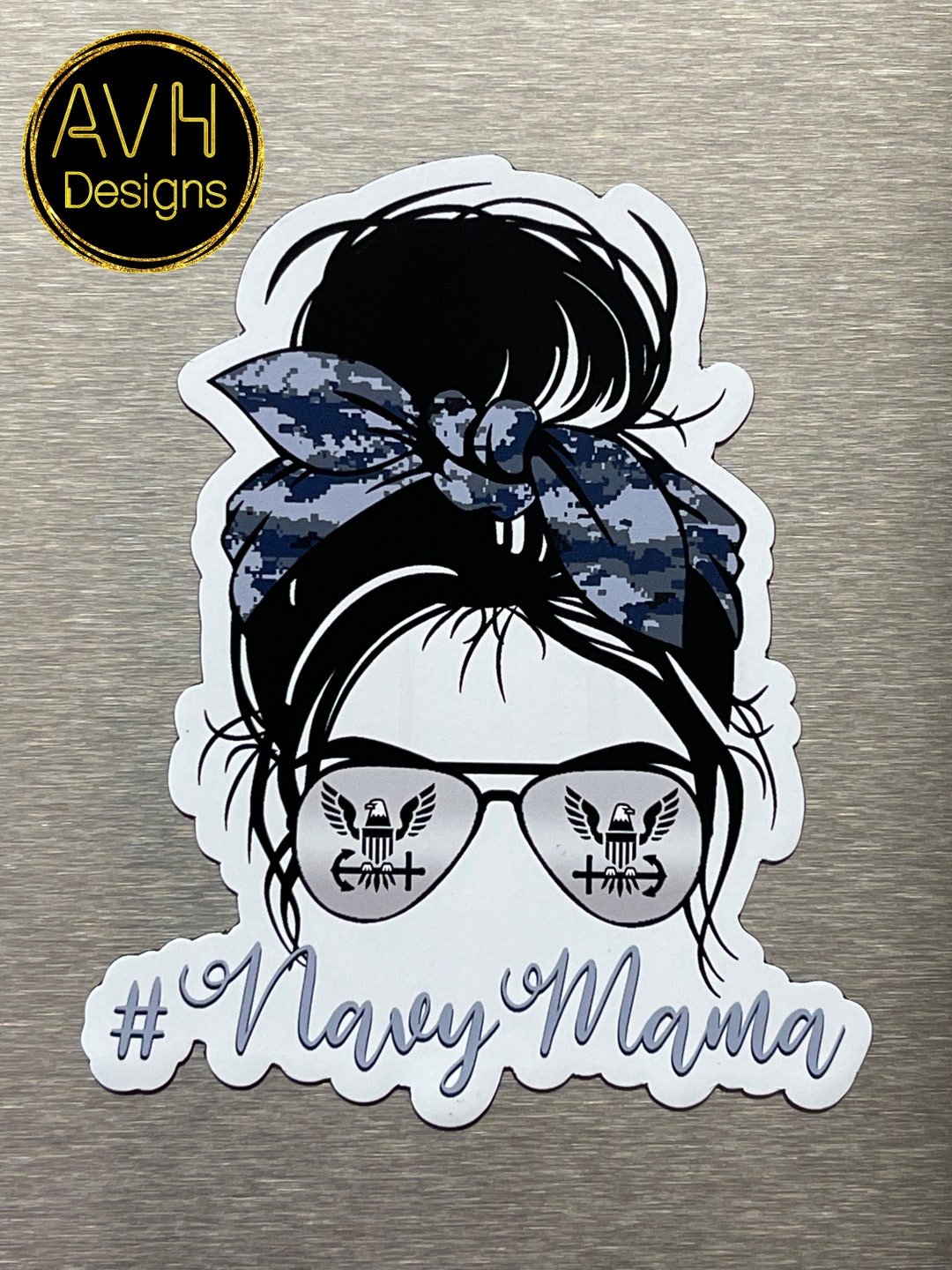 Navy Mama Magnet, Military Mother, Navy Mom, Car & Fridge Magnet ...