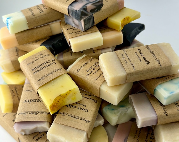 Handmade Soap, Mini Soap Bars, Sample Soaps, Small Soap Favors, Bridal ...