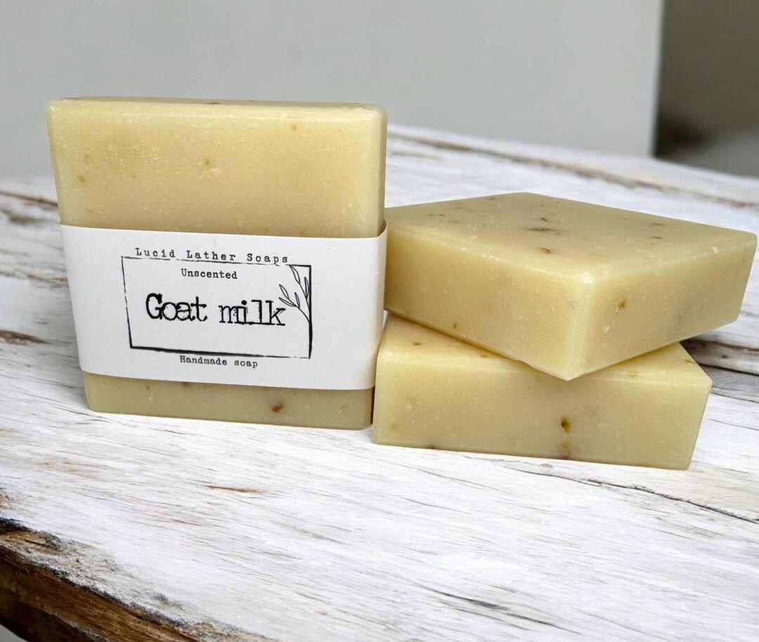 Goat Milk Soap, Unscented Soap, Organic Soap, Fragrance Free Soap Bar ...
