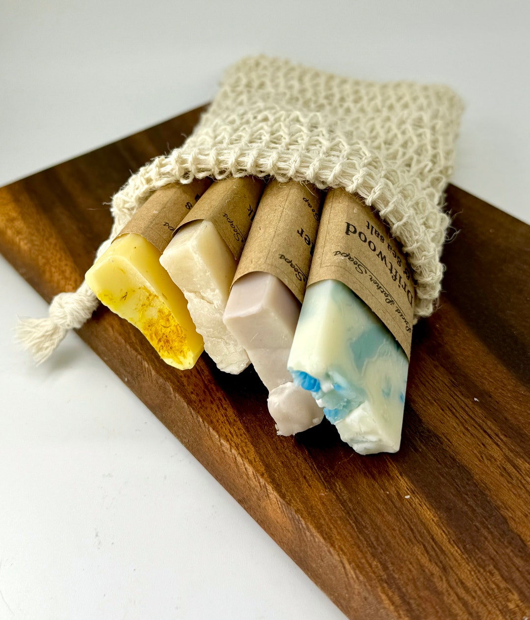 Soap Sample Set With Sisal Bag, Mini Soap Bundle, Soap Gift Set, Shower ...