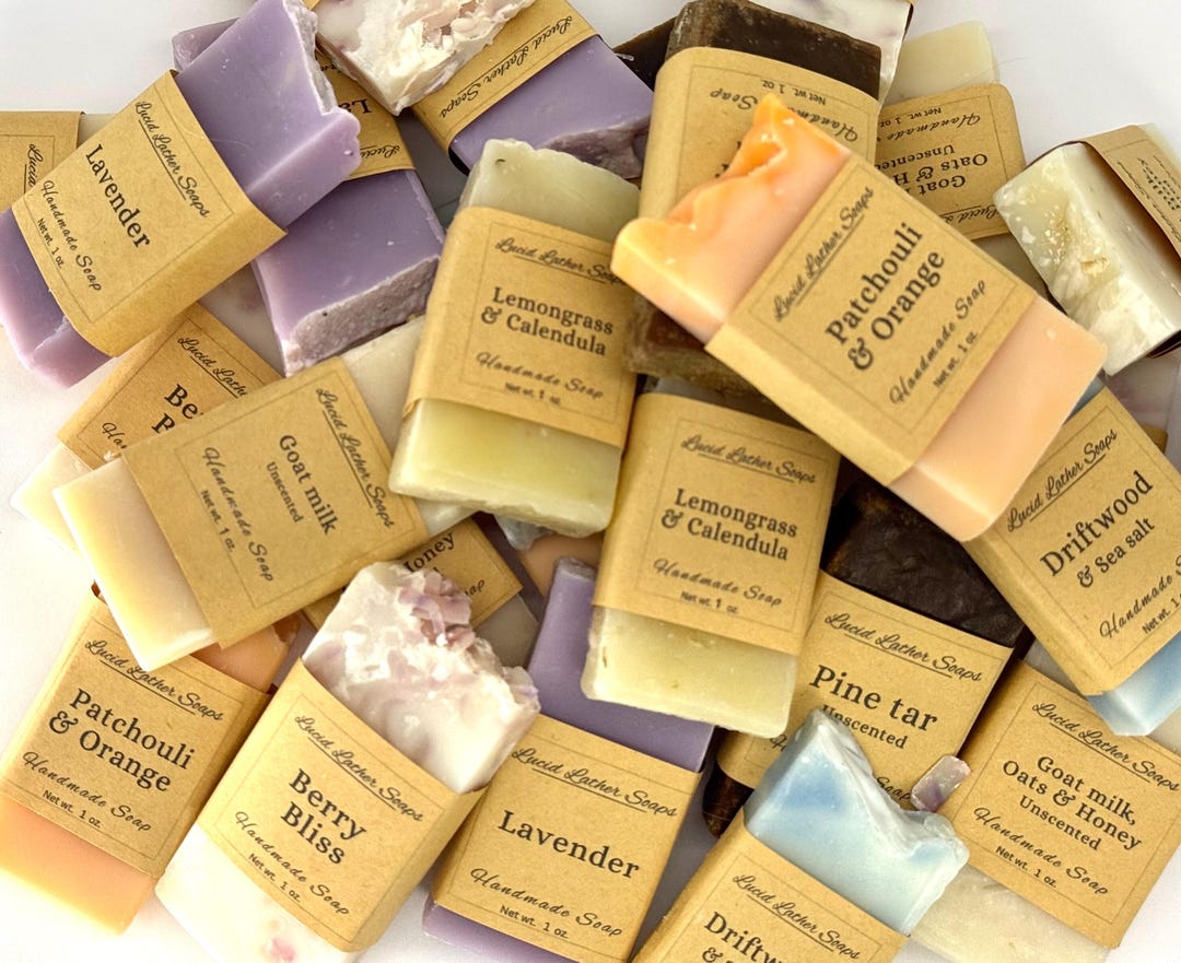 Handmade Soap, Mini Soap Bars, Sample Soaps, Small Soap Favors, Bridal ...