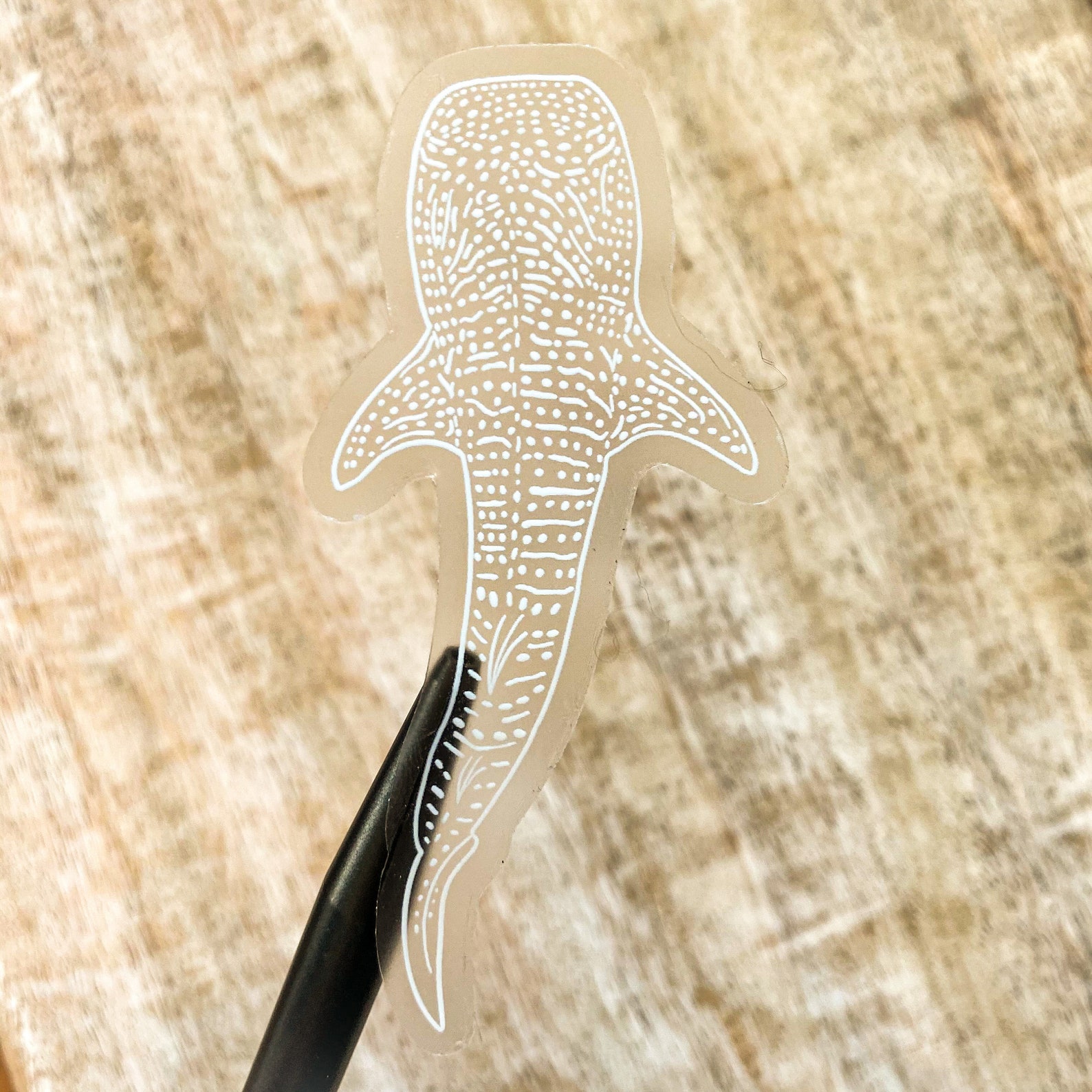 Clear Whale Shark 6 Inch Car Sticker Endangered Species | Etsy