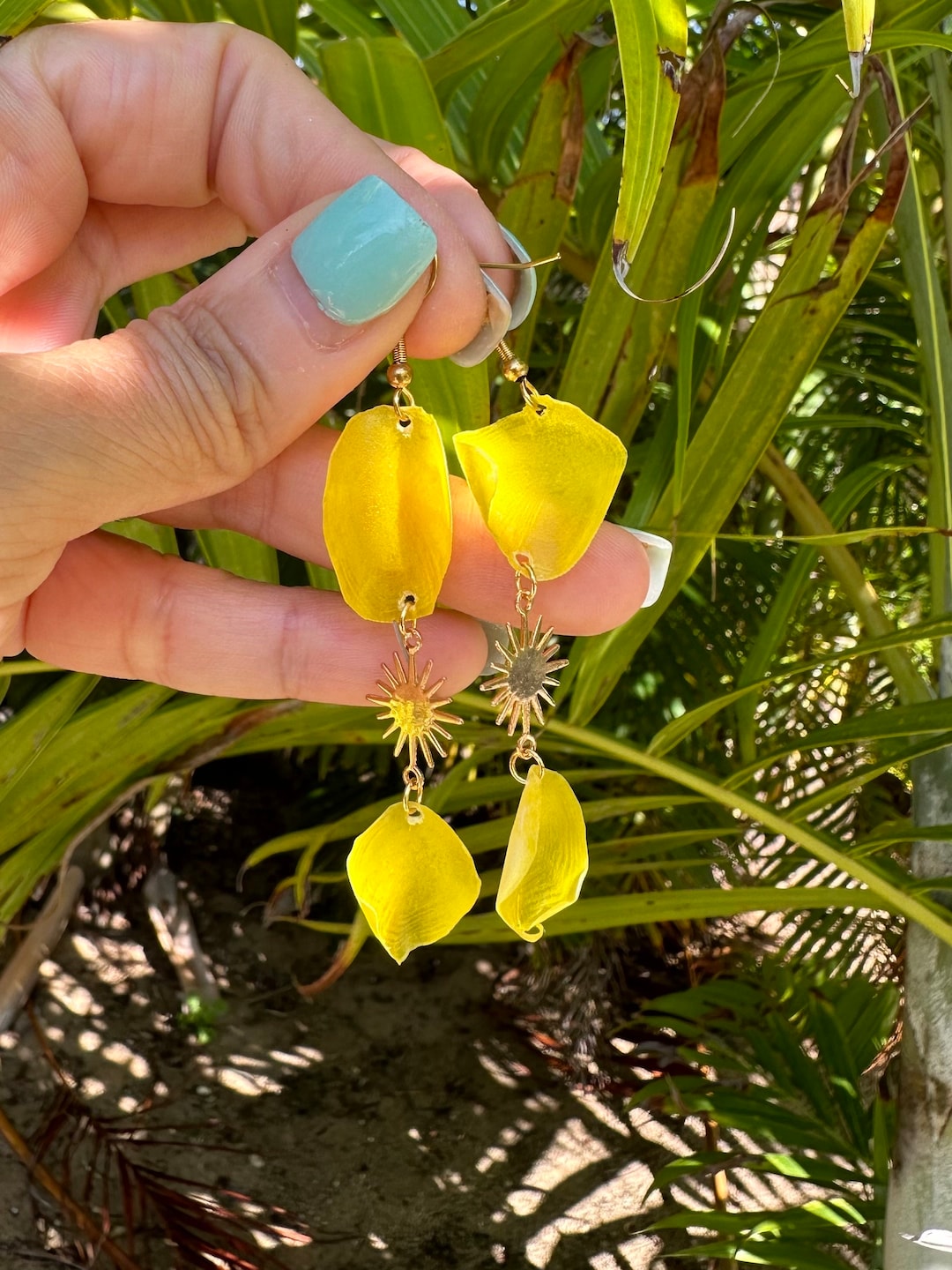 Handmade Natural Fish Scale Dangling Earrings - Etsy