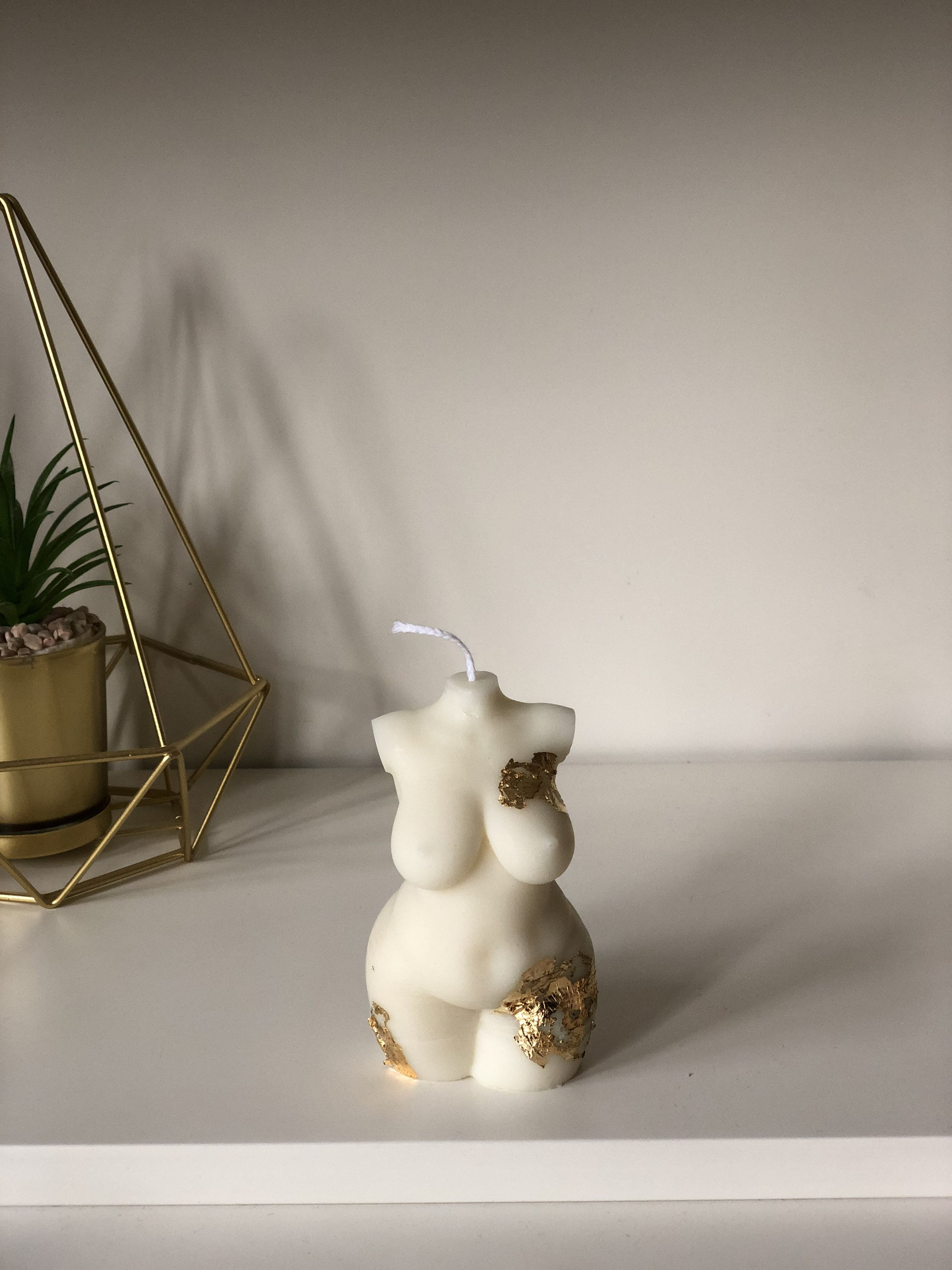 GOLDEN TRIO 3 Candles Body Woman Torso Curvy Soy Wax Sizes - Etsy