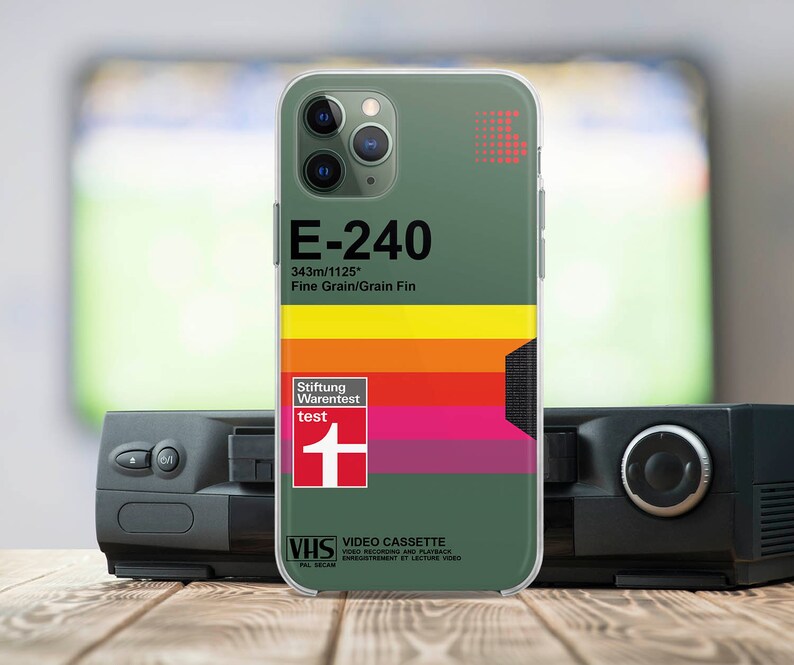 Retro VHS Cover Packaging Case for iPhone 14 13 12 Mini Max Xs Max Xr 8 ...