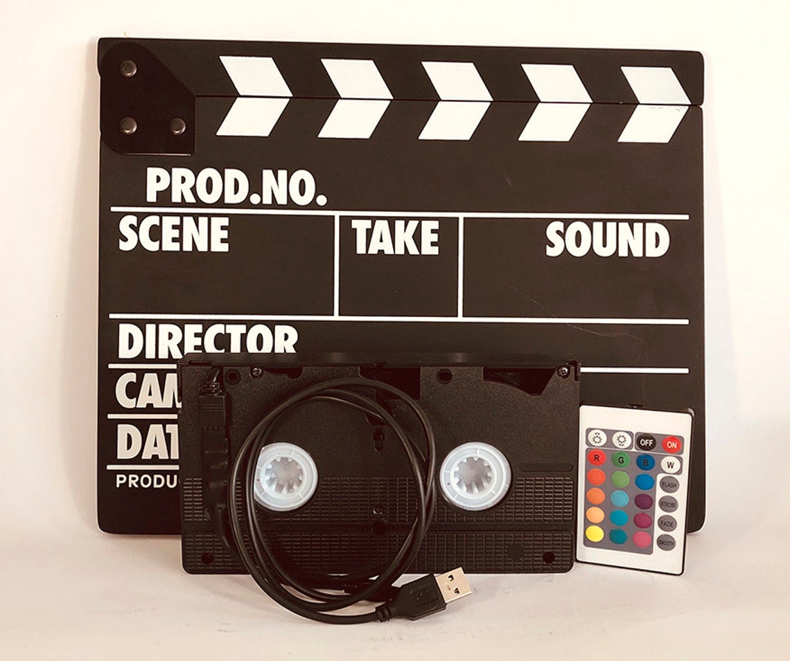 Retro VHS tapes VHS Lamp vhs light 70s 80s 90s Christmas | Etsy