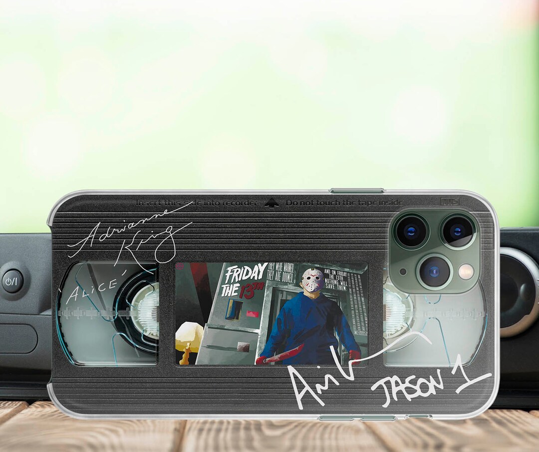Retro VHS iPhone Case 15 14 13 12 Pro Max Xr 8 Plus Signed Poster for ...
