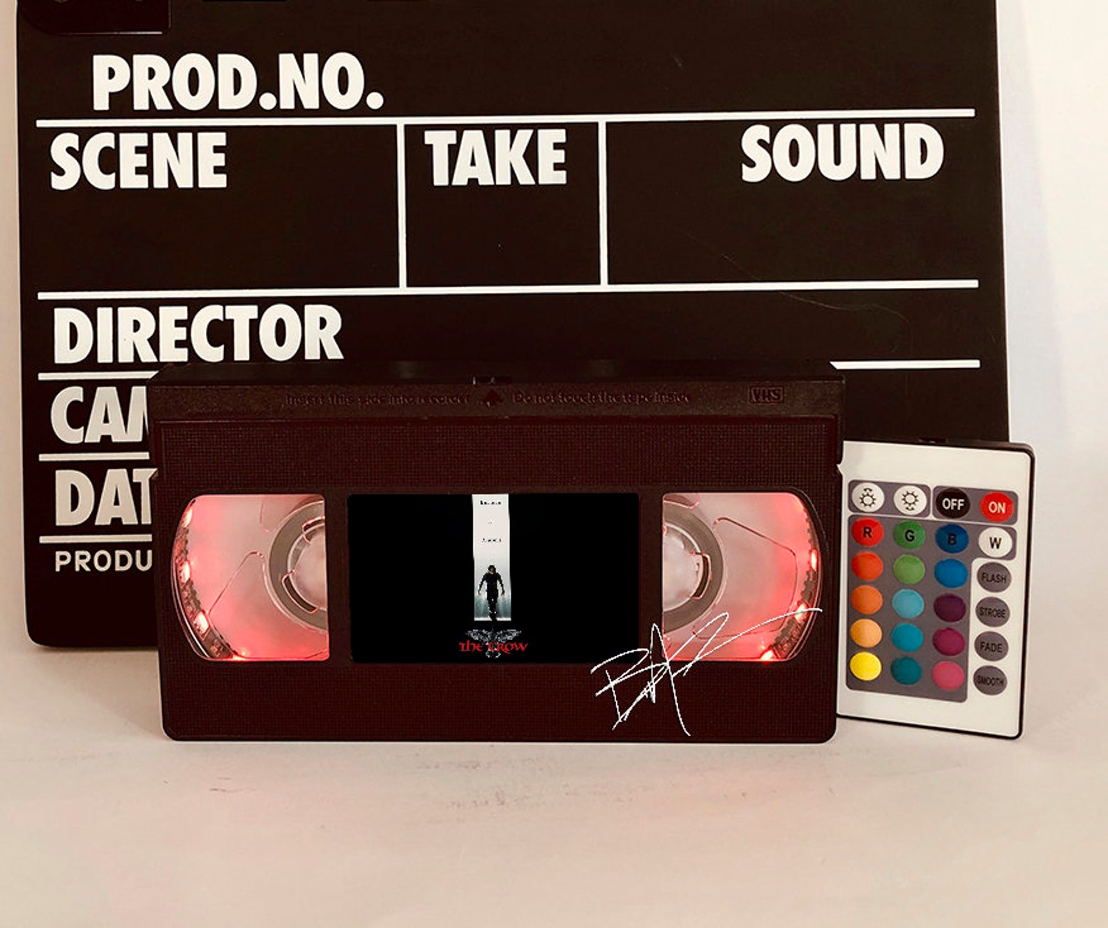Vhs Light, Vhs Lamp, Vhs Tapes, Signed Script, Retro Vhs Lamp, Vhs Tape ...