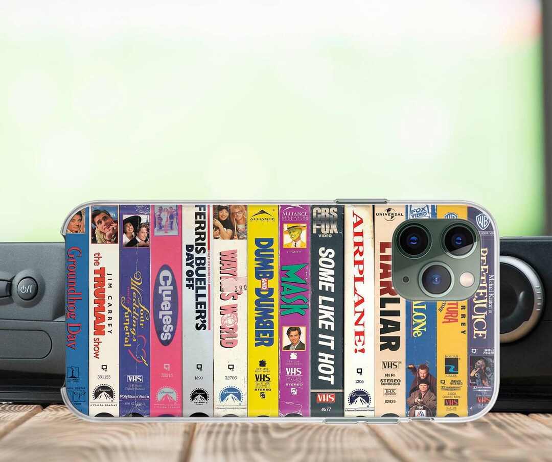 90s Comedy VHS Stack Case for iPhone 17 16 14 13 12 Pro Max Plus Funny ...