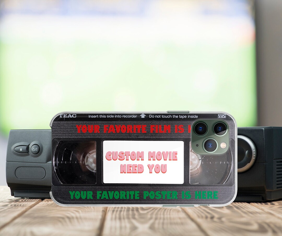 Custom VHS Personalized iPhone 16 15 14 12 Mini Max Xs Max Xr 8 7 Plus ...