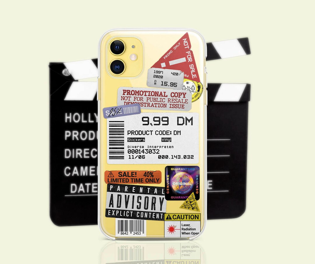 Retro Label Barcode Stamp Case for iPhone 14 13 12 Mini Max 11 Xs Max ...