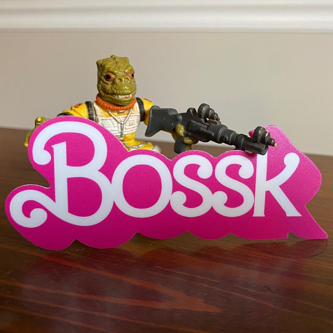 Bossk Barbie Bounty Hunter Star Wars Sticker - Etsy