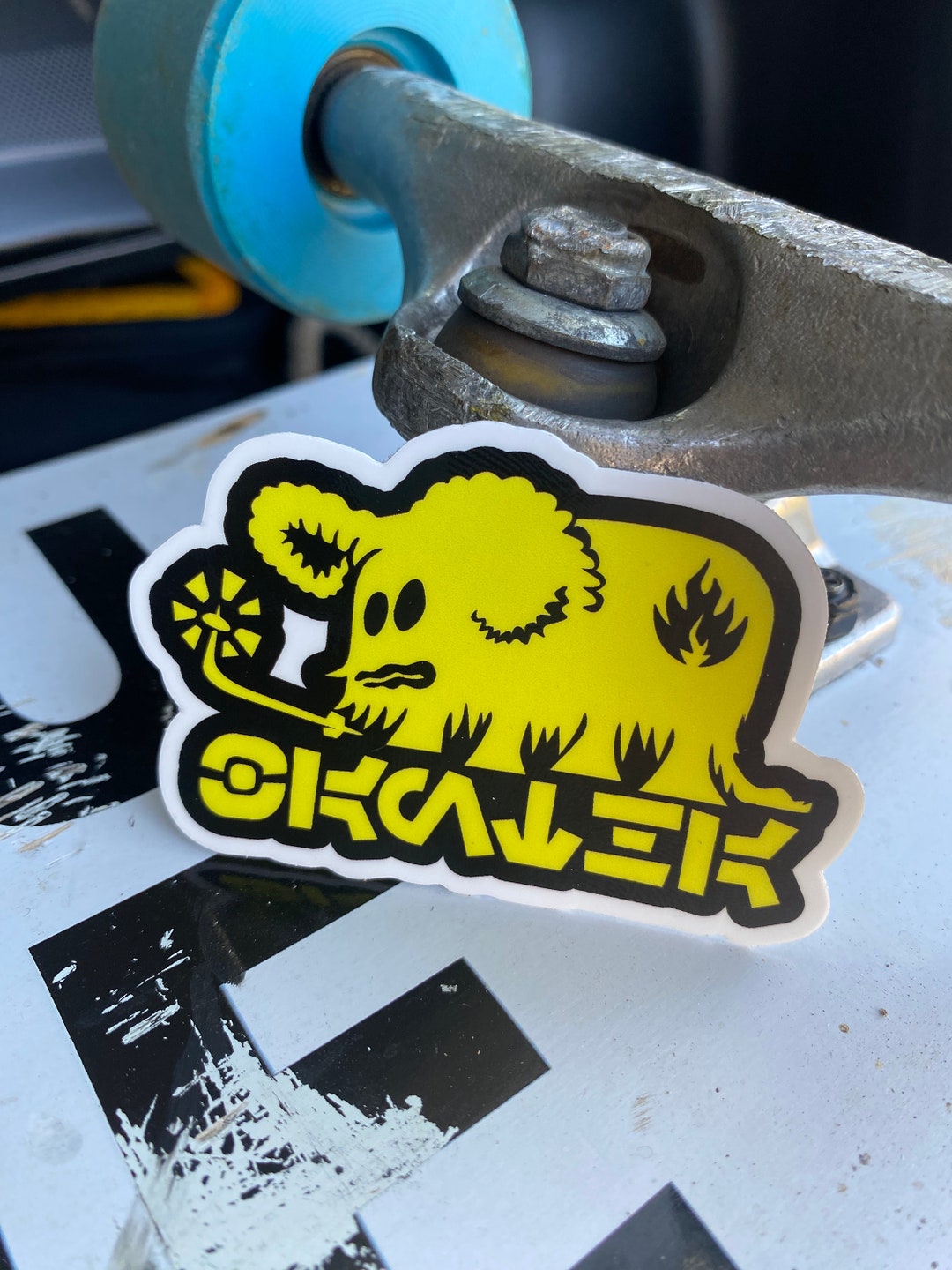 Bantha Black Label Star Wars Skateboarding Sticker - Etsy